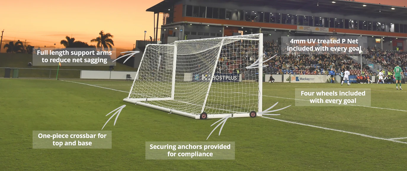 PORTABLE Football Goals - Football | VETO Sports